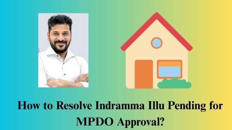 Indiramma Illu Application Pending for MPDO Approval- Solution